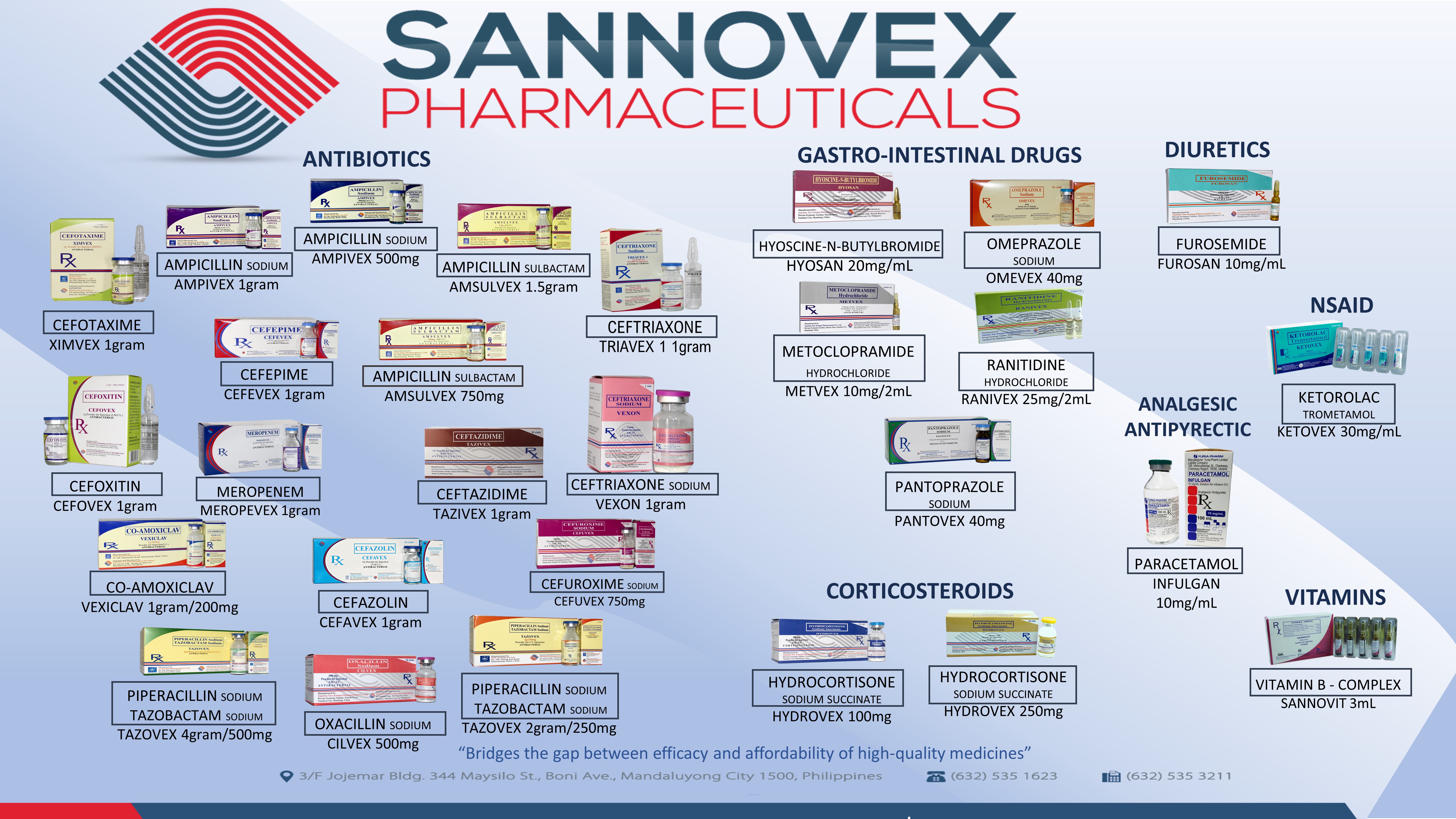 HOMEPAGE | SANNOVEX PHARMACEUTICALS