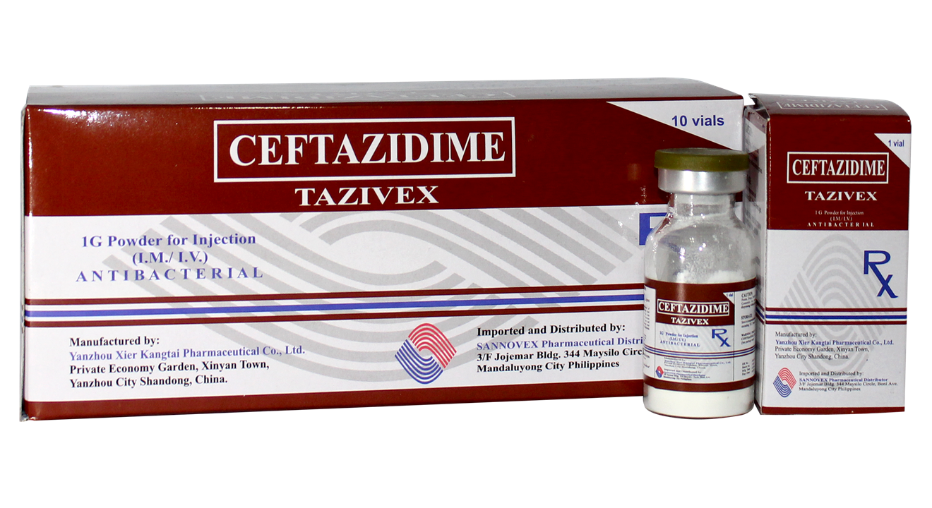 TAZIVEX 1gram | SANNOVEX PHARMACEUTICALS